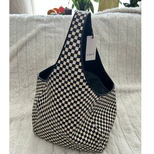 Clare V | Bags | Nwt Clare V Bando Toteshoulder Bag In Black Cream ...